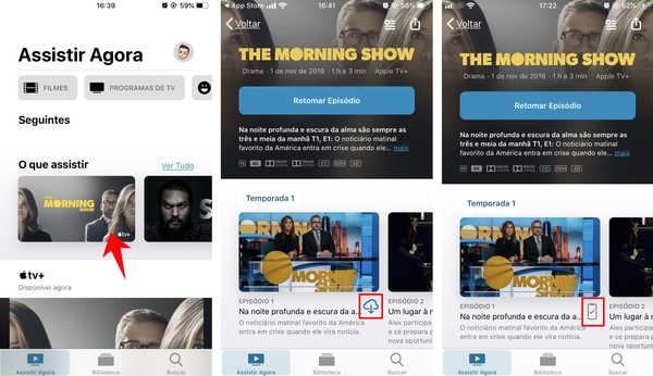 Apple TV+: como baixar filmes e séries para assistir offline