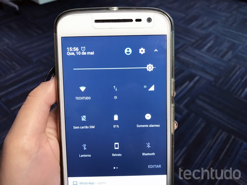 Como mudar a central de notificações do Android 7.0 com novos atalhos