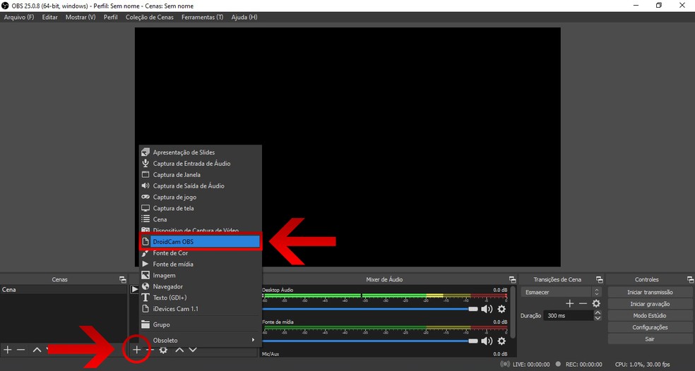 Como usar o OBS Studio em celulares Android e gravar a tela