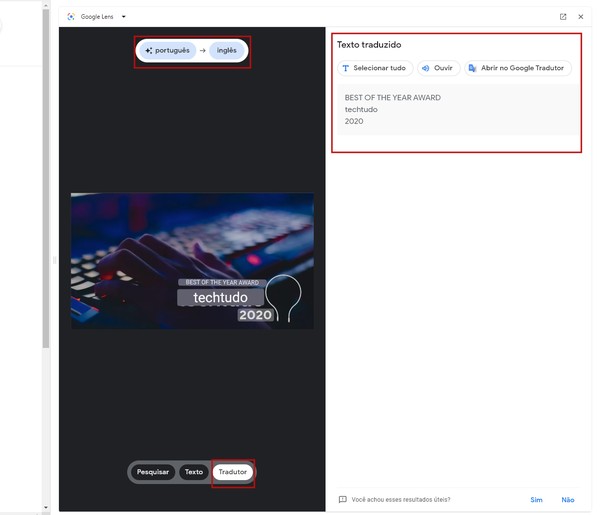 Google Lens online: veja como usar a ferramenta no Windows e macOS