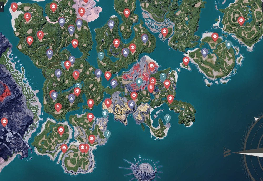Palworld: como usar o site Mapgenie para ver o mapa completo do jogo