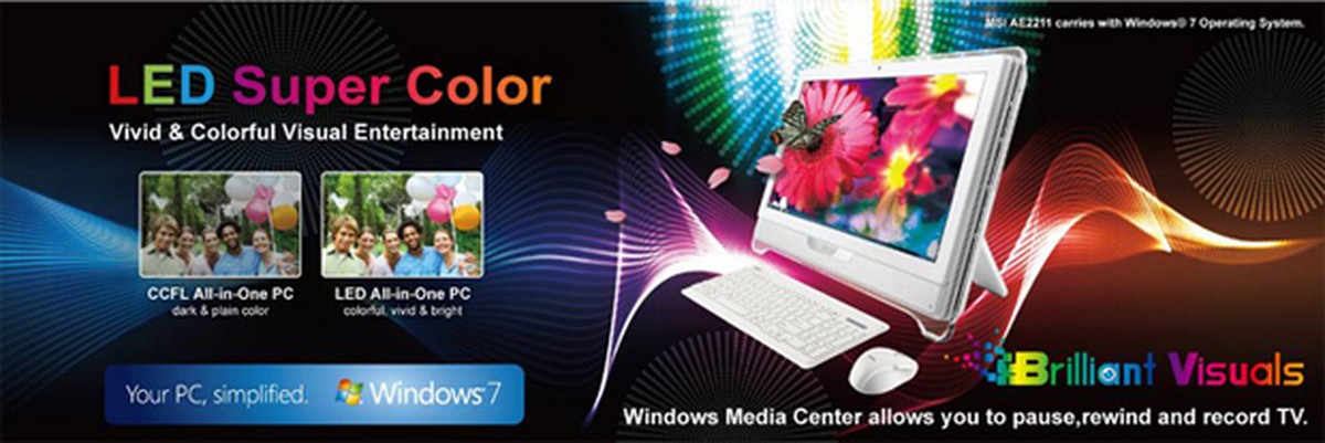 MSI Super Color, um computador All-in-One com tela LED