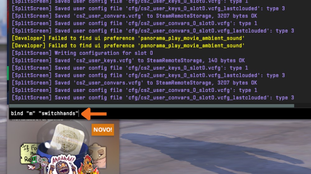 Bind para trocar de mão no CS2: veja como ativar e dicas para usar