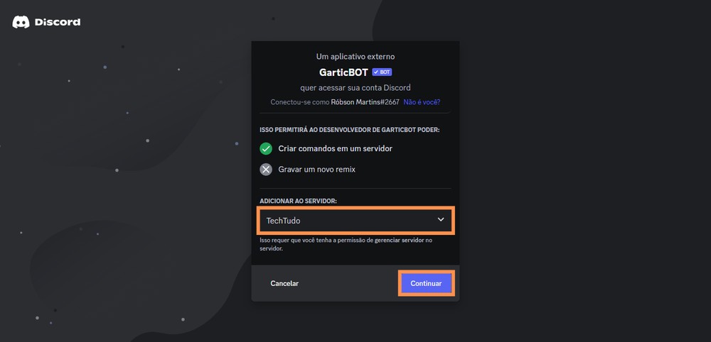 Como usar o GarticBOT no Discord