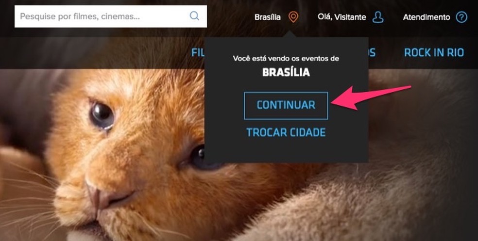 Como comprar ingresso para o cinema pela Internet no Ingresso.com