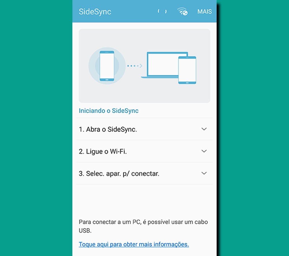 Como espelhar a tela do celular no PC com o SideSync da Samsung