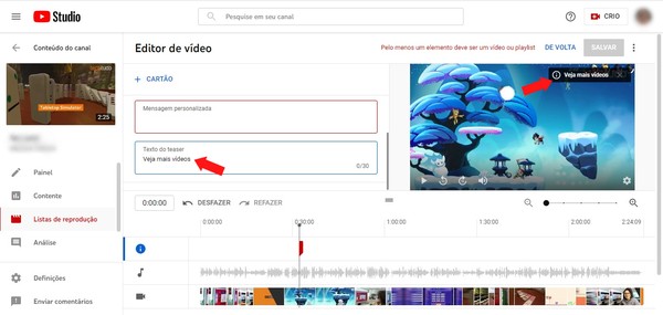 Como editar vídeo no YouTube Studio? Veja passo a passo para usar site