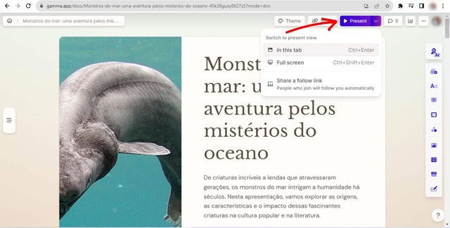 Gamma.app: site cria slides com inteligência artificial; saiba usar