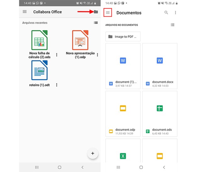 LibreOffice para celular: como usar o app Collabora Office