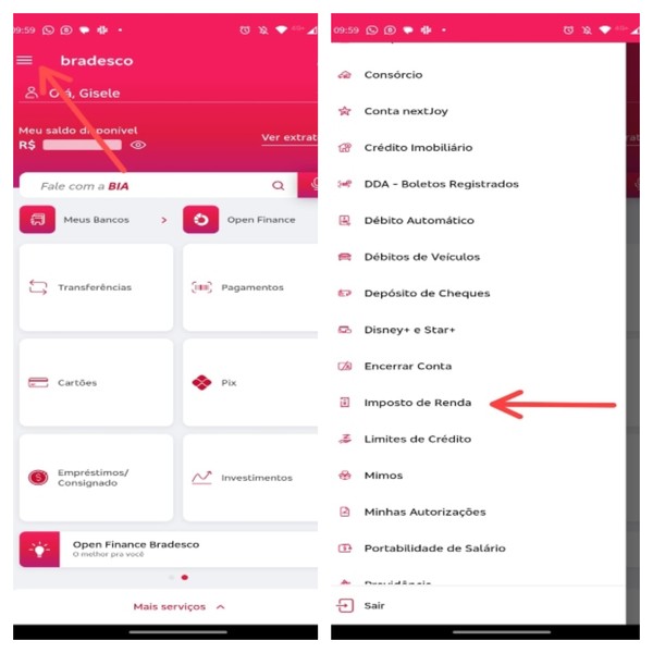 IRPF 2023: como consultar informe de rendimentos 2022 pelo Bradesco