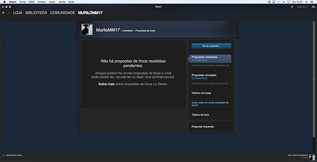 Como pegar um Steam Trade Link para troca de itens na plataforma