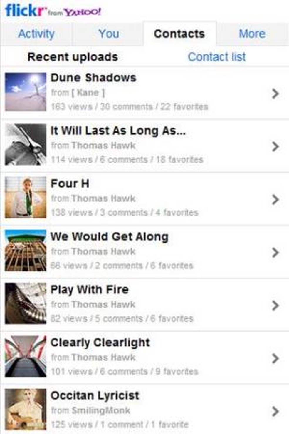 Publique suas fotos e vídeos no Flickr pelo seu smartphone