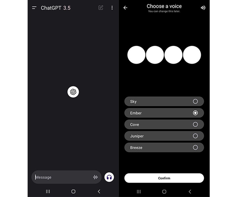 ChatGPT libera recurso de áudio para todos os usuários de Android e iOS