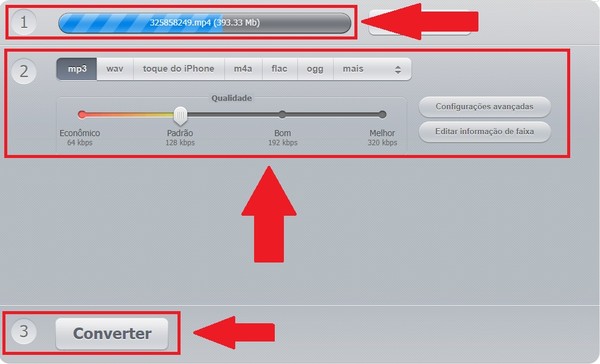 Como converter um arquivo de áudio em MP3