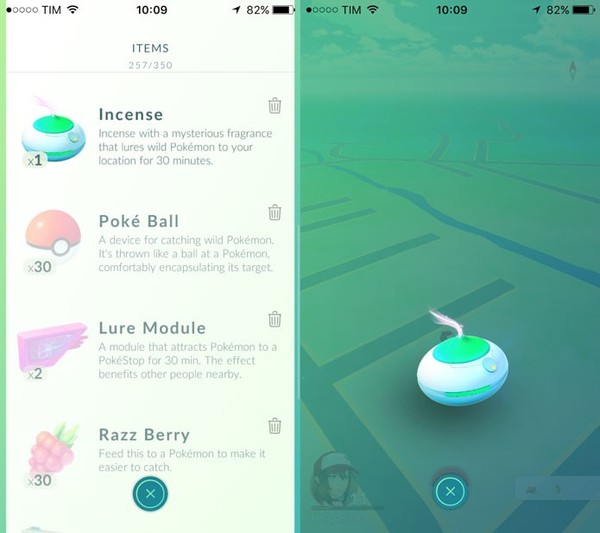 Como usar Incense e Lure Module em Pokémon Go