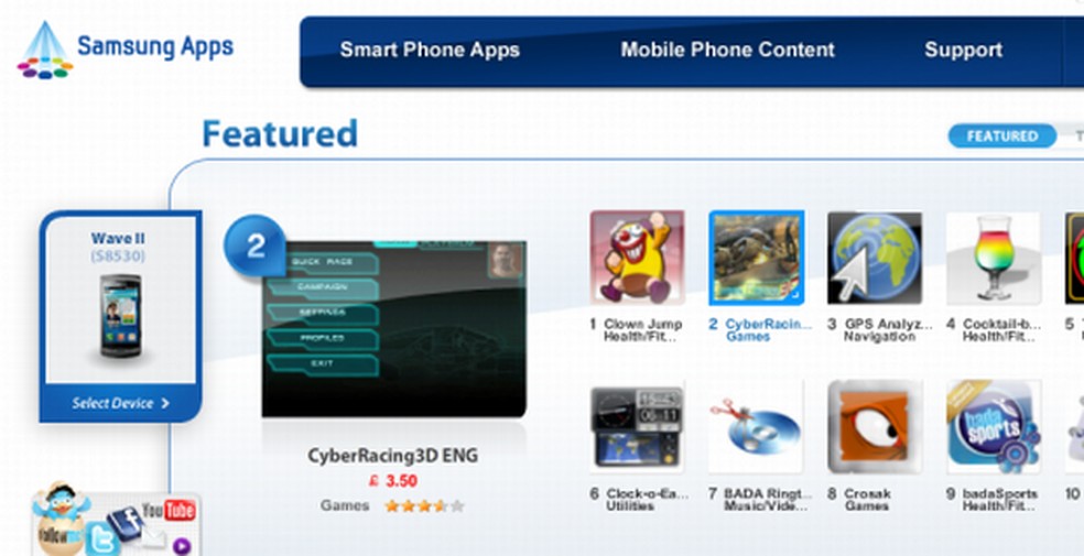 Samsung lança App Store Premium para Androids