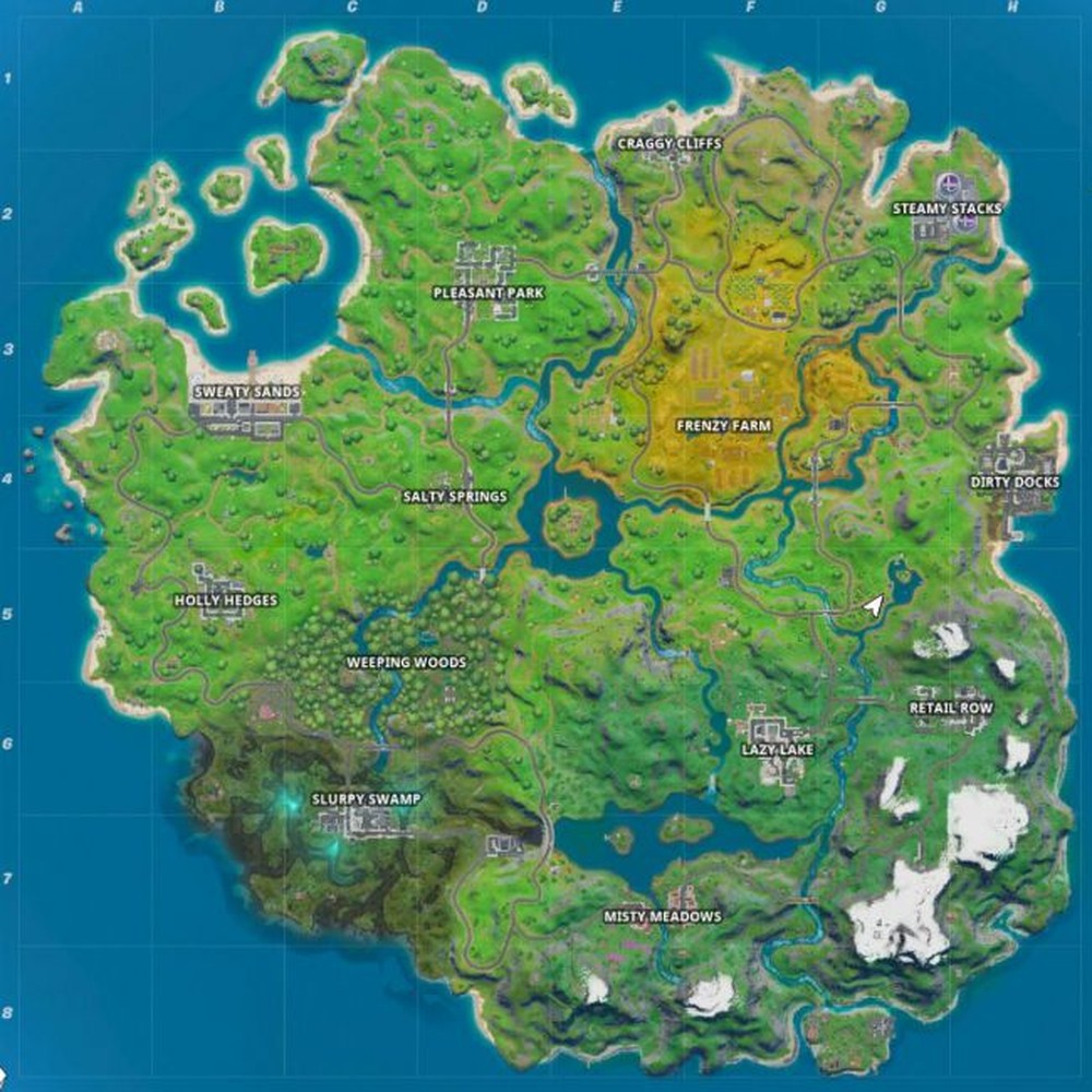 Novo mapa do Fortnite: conheça regiões divulgadas pela Epic Games