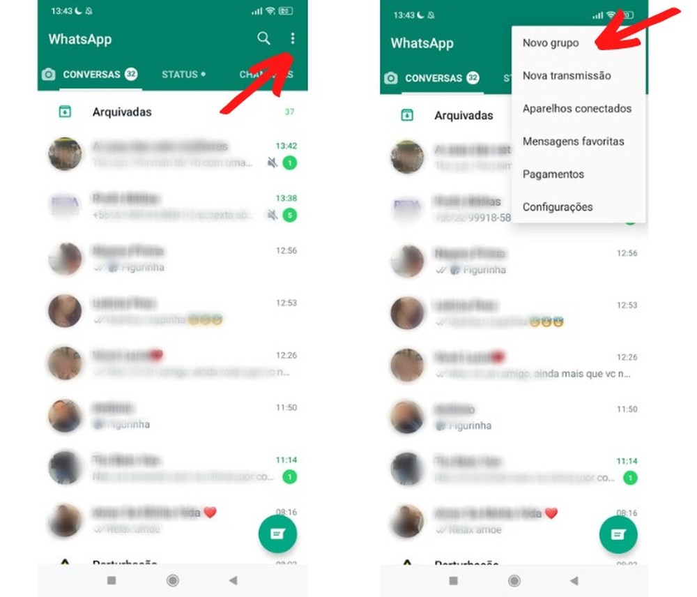Como fazer um grupo comigo mesmo no WhatsApp