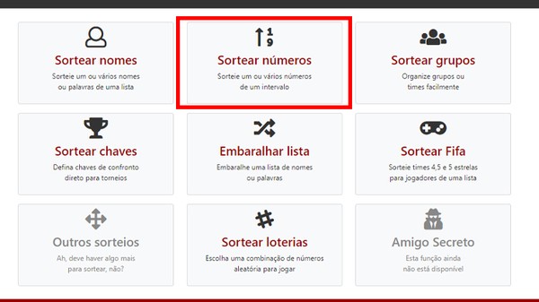 Site para sortear: como usar o Sorteador.top