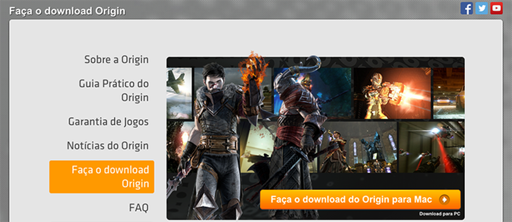 Saiba como fazer download do Origin e instalar a store no Mac
