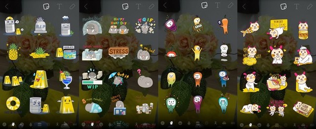 Snapchat ganha novos stickers para snaps além dos tradicionais emojis