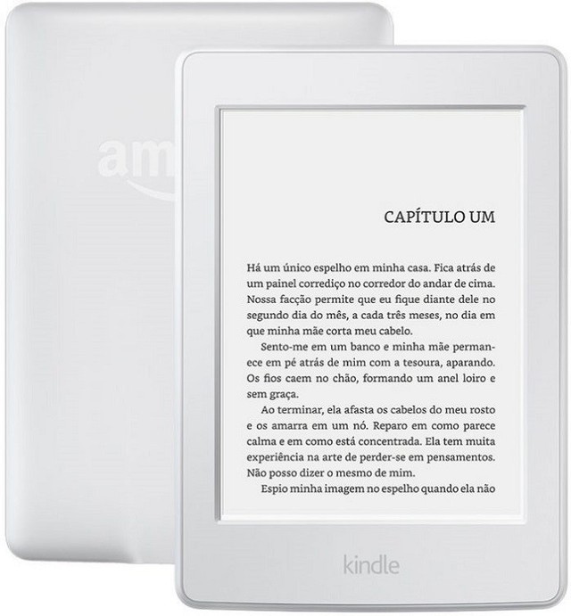 Kindle ganha versão com mais memória e PaperWhite branco