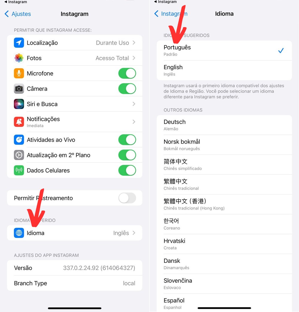 Como mudar o idioma do Instagram: veja tutorial para celular e PC