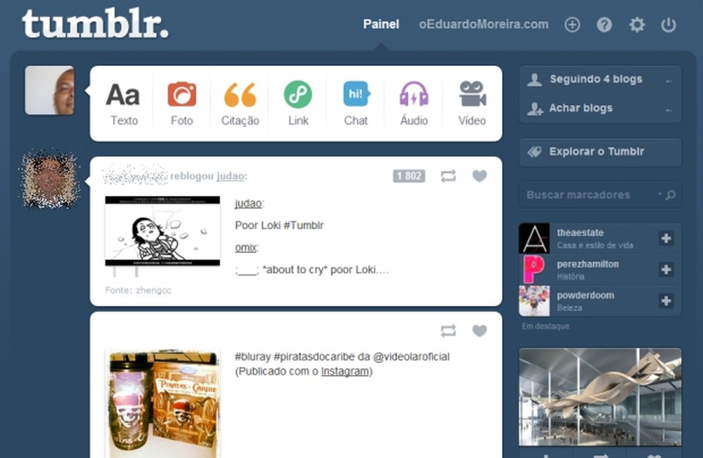 Tumblr lança versão do serviço em Português do Brasil