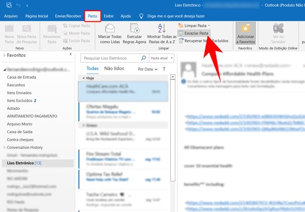 Onde fica a caixa de spam no Outlook? Saiba encontrar