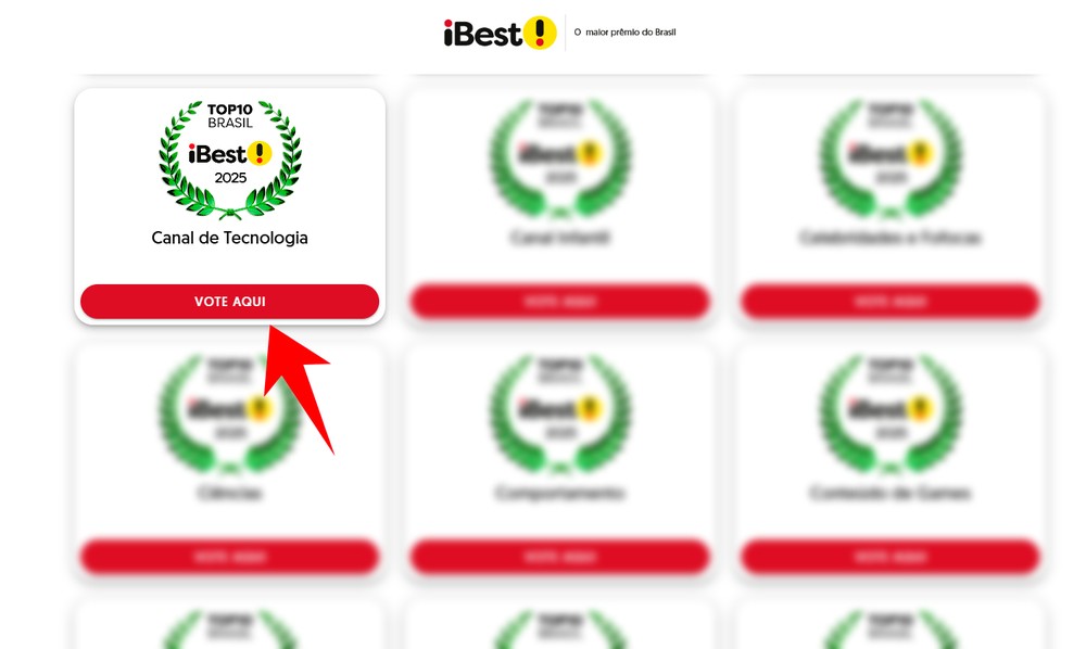 Prêmio iBest 2025: TechTudo está no Top 10 na categoria Tecnologia; vote
