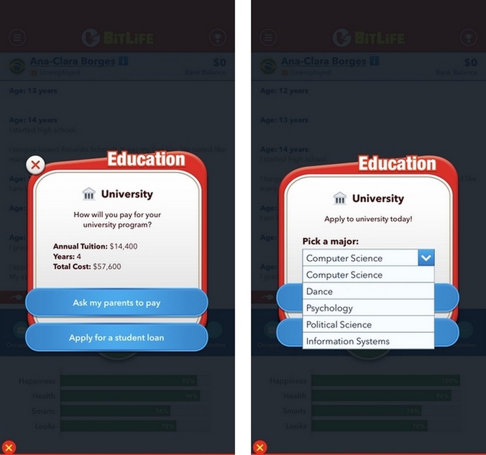 Conheça o BitLife, app que simula a vida real e é sucesso nos EUA