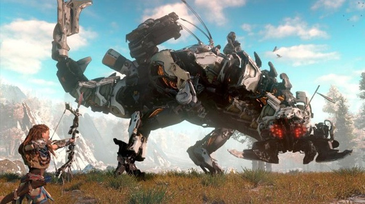 Horizon: Zero Dawn exibe gameplay com belos gráficos no PlayStation 4