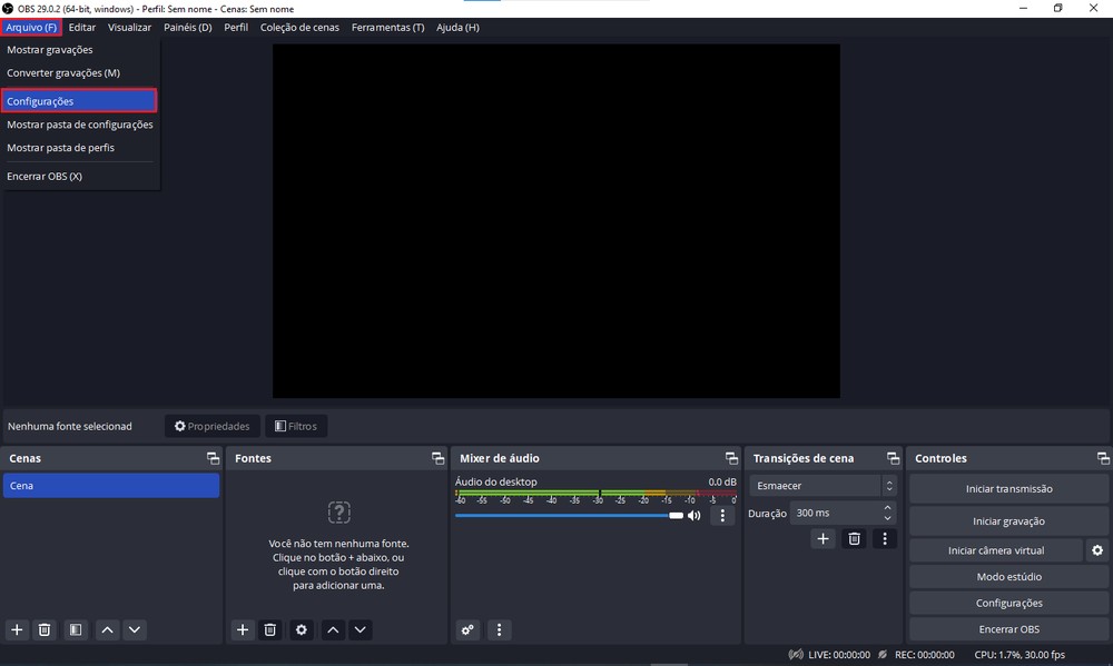 OBS Studio: como usar programa para gravar tela do PC com áudio
