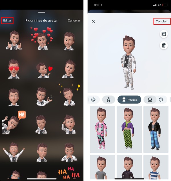 Como usar avatar no Instagram