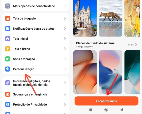 Papel de parede Xiaomi: como mudar e remover foto da tela de bloqueio
