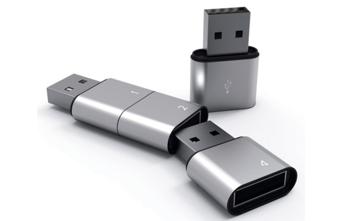 Conceito de pen drive pode ser a solução para a falta de portas USB