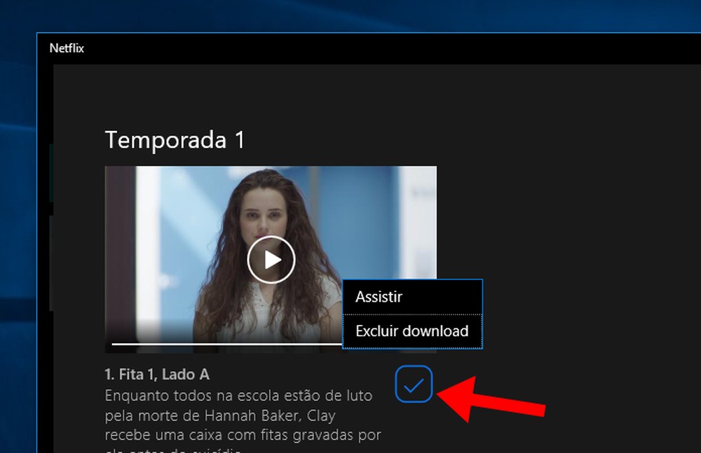 Como baixar um vídeo da Netflix e assistir offline no PC Windows