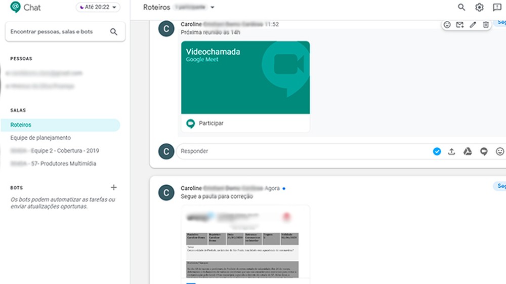 Google Chat: veja como funciona e quais são os recursos do mensageiro