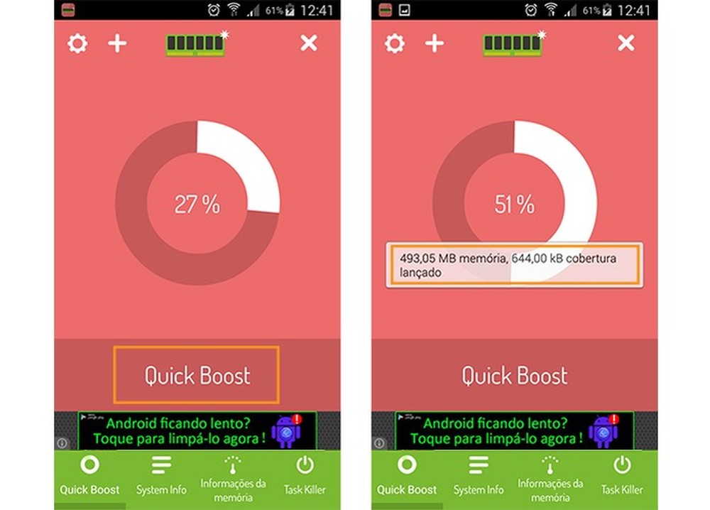 Otimize o Android com o app Memory Cleaner e deixe o smart mais rápido