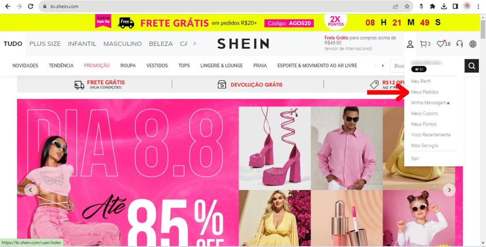 O que fazer se for taxado na Shein? Como pagar taxa, recusar pedido e mais