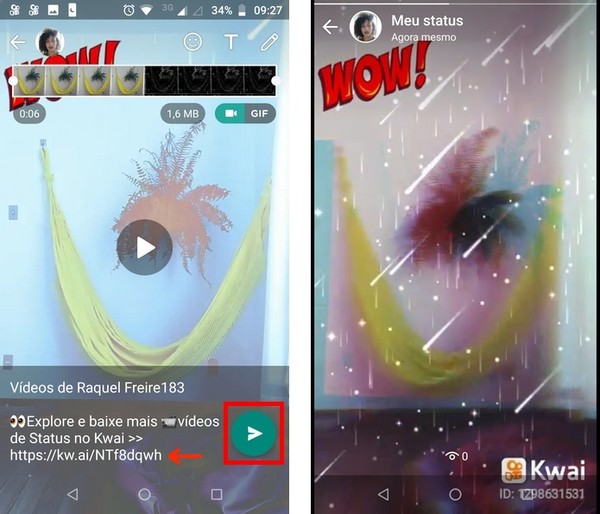 Como baixar e usar o aplicativo Kwai para fazer vídeos com efeitos