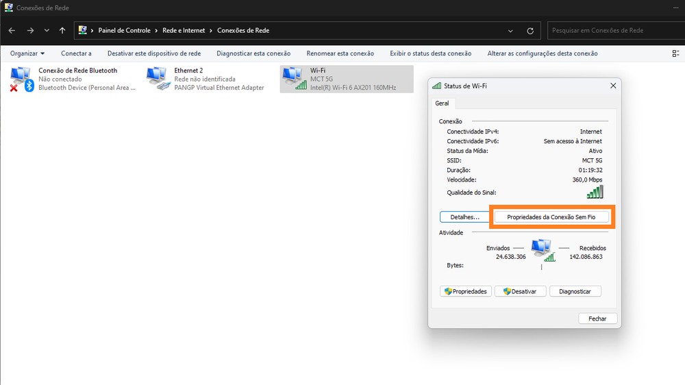 Como descobrir a senha do Wi-Fi a que você está conectado: guia