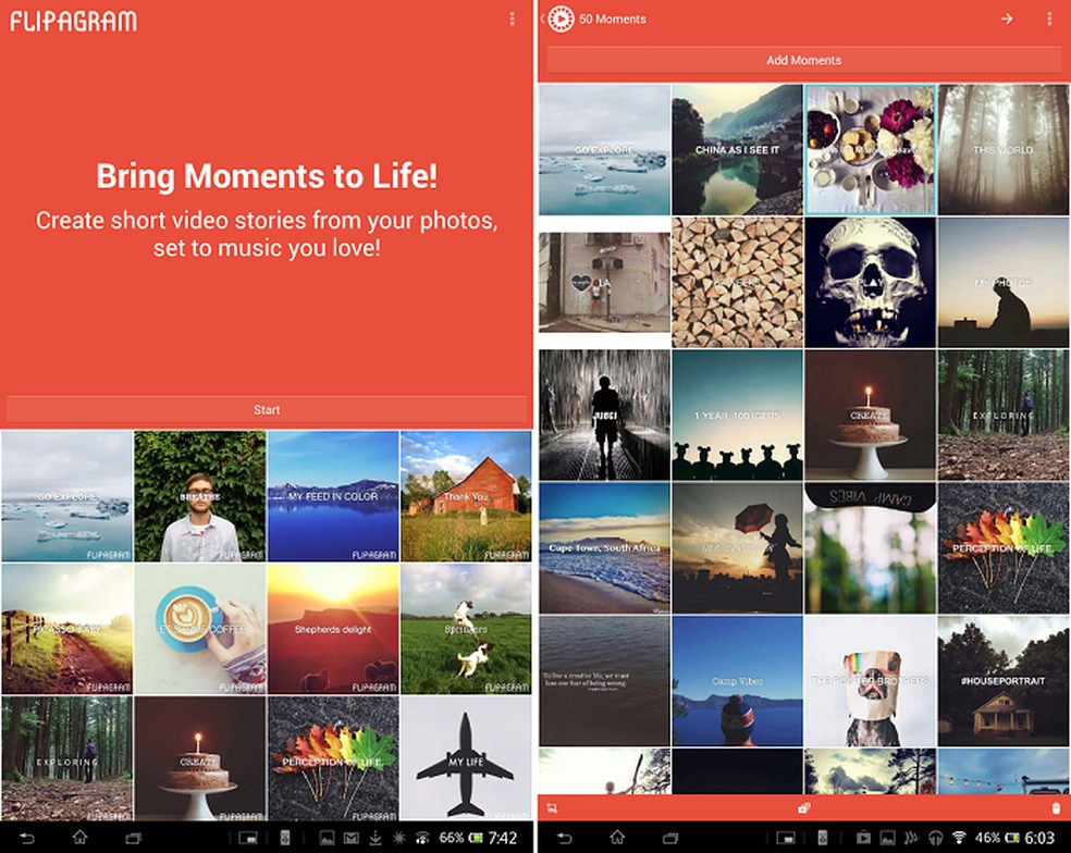 Apps para Android: Flipagram, Camera Awesome e outros tops da semana