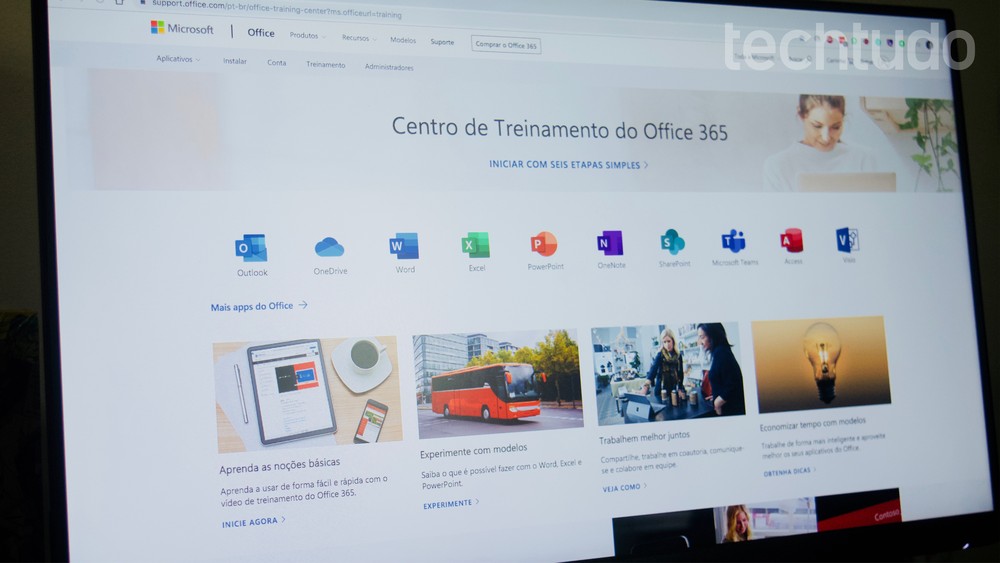 Curso de pacote Office online: como fazer treinamentos grátis da Microsoft