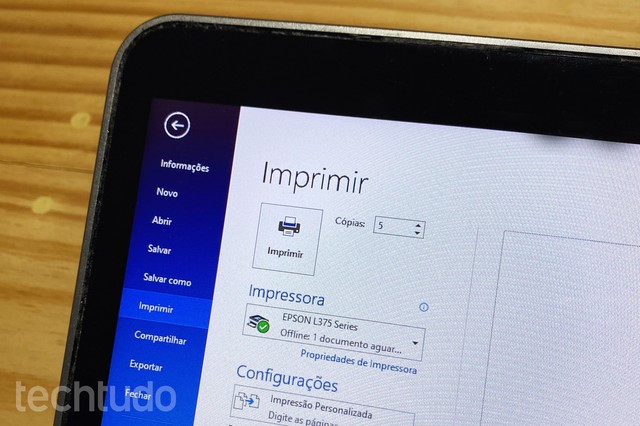 Como imprimir no Word