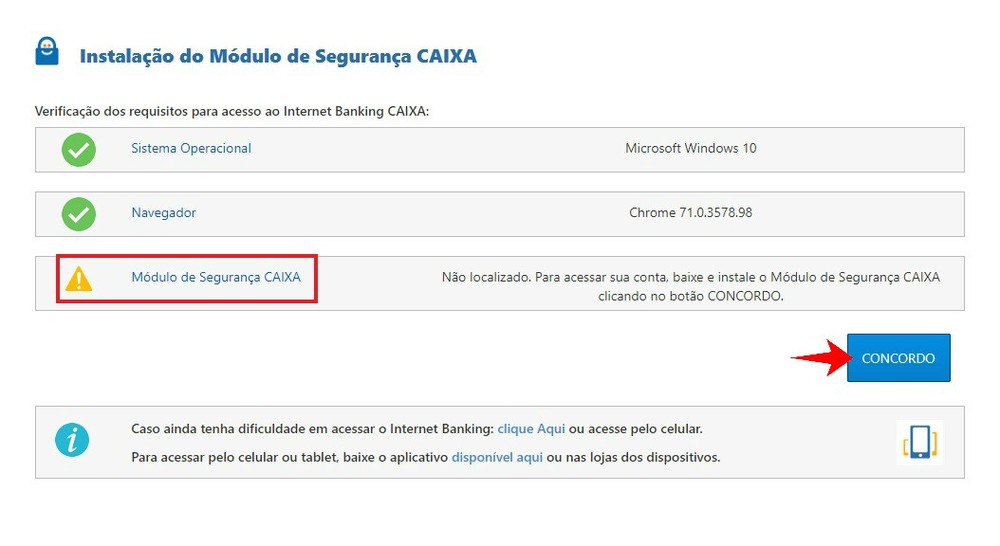 Como usar o Caixa Internet Banking pelo PC