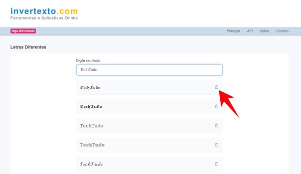 Invertexto: como usar o gerador de letras diferentes do site