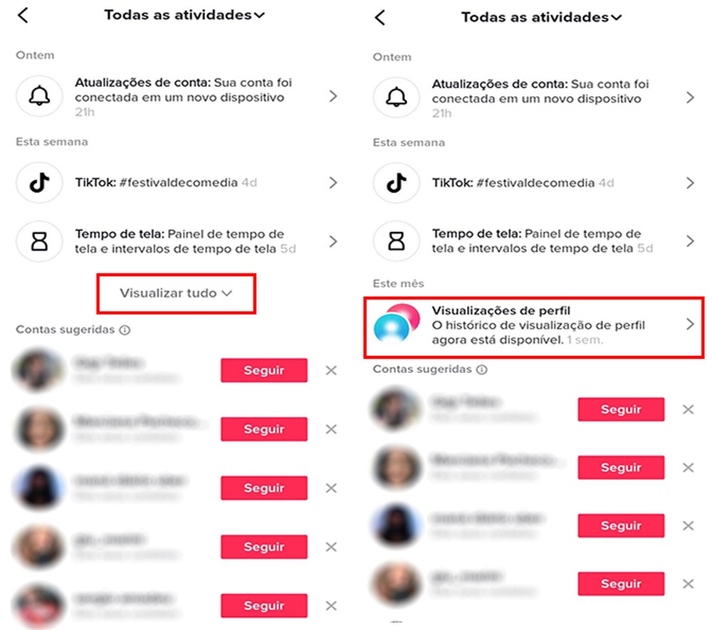 Como ver quem visitou meu perfil no TikTok