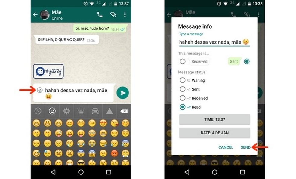 Como criar conversas falsas do WhatsApp com o Yazzy Simulator