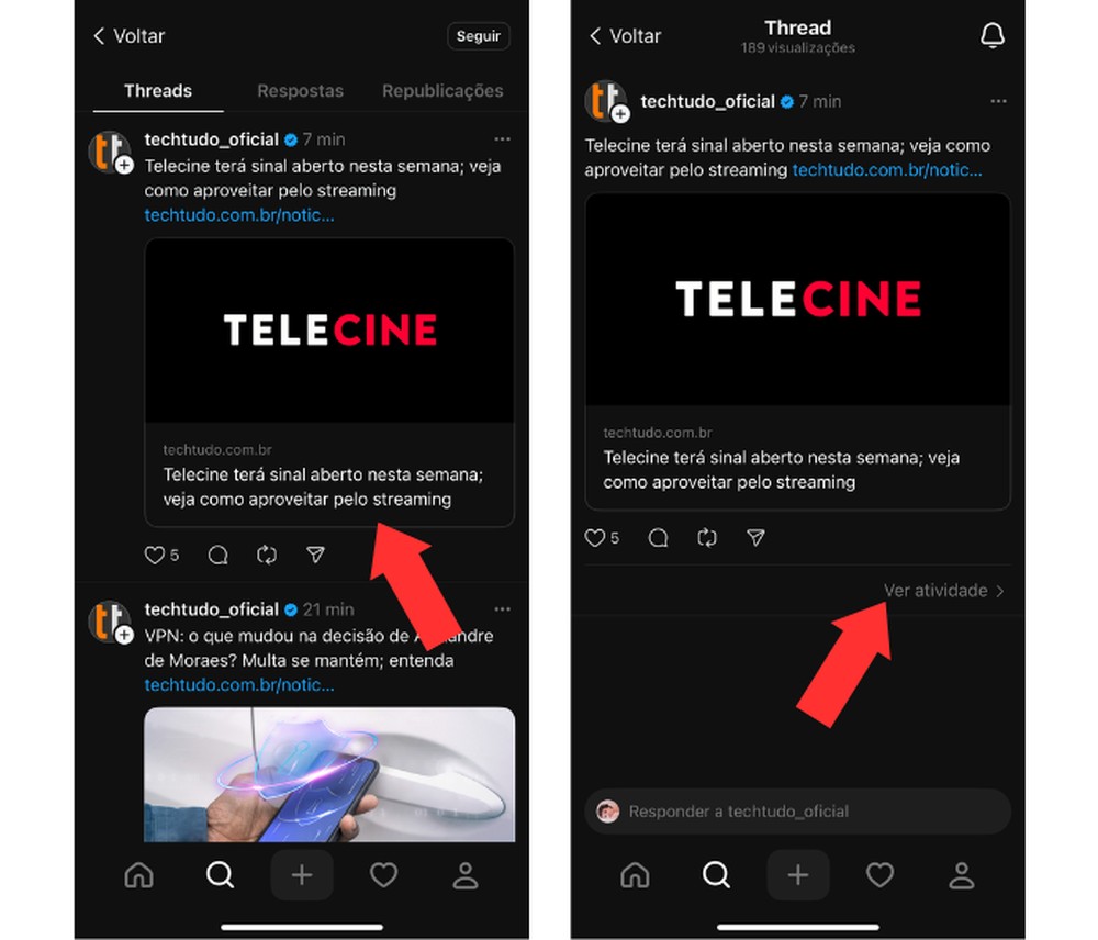 Dá para ver quem visualizou o perfil no Threads? Entenda